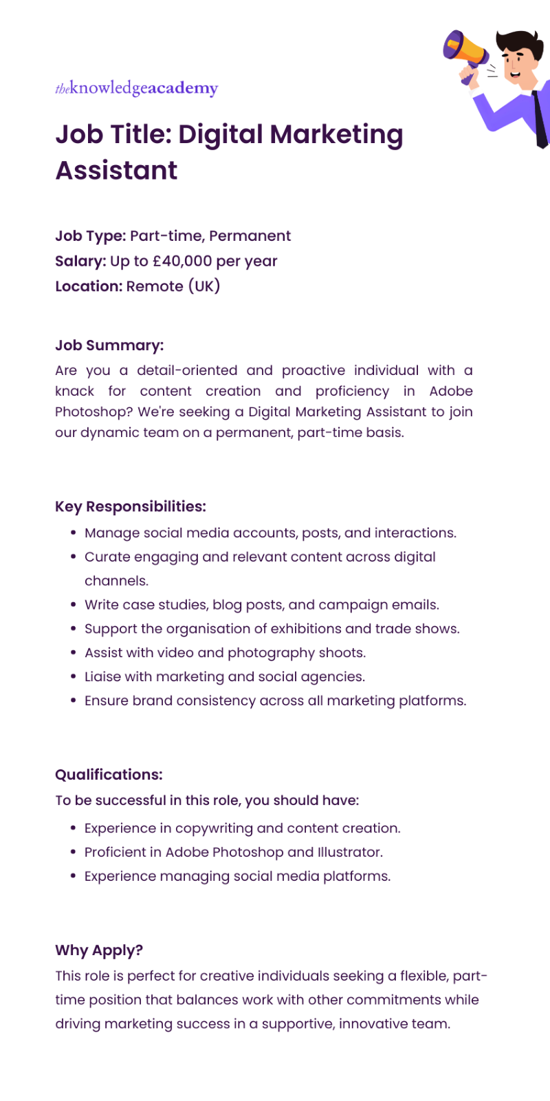 Digital Marketing Job Description: A Complete Guide